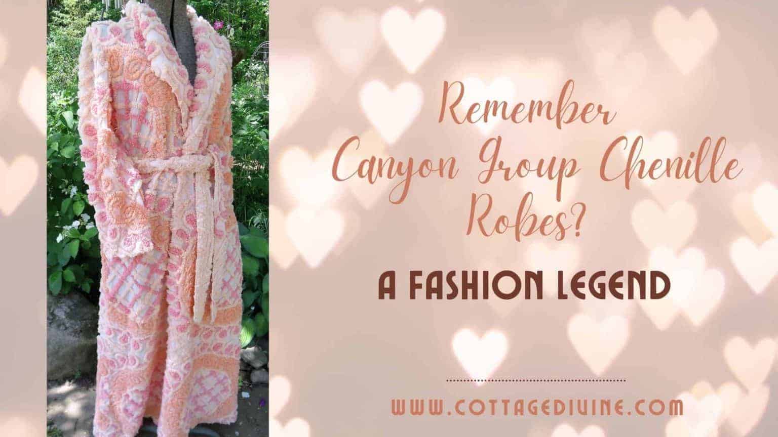 Canyon Group Chenille Robes History | From The Nanny to a Fashion Lege ...